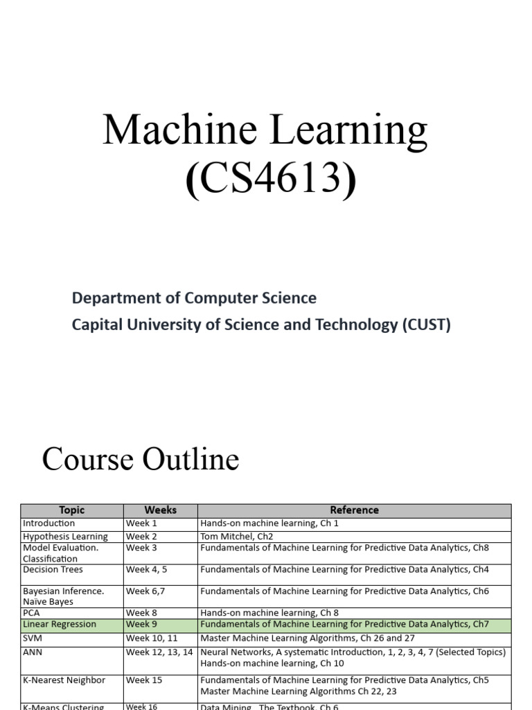 Lecture Slides-Week9 | PDF