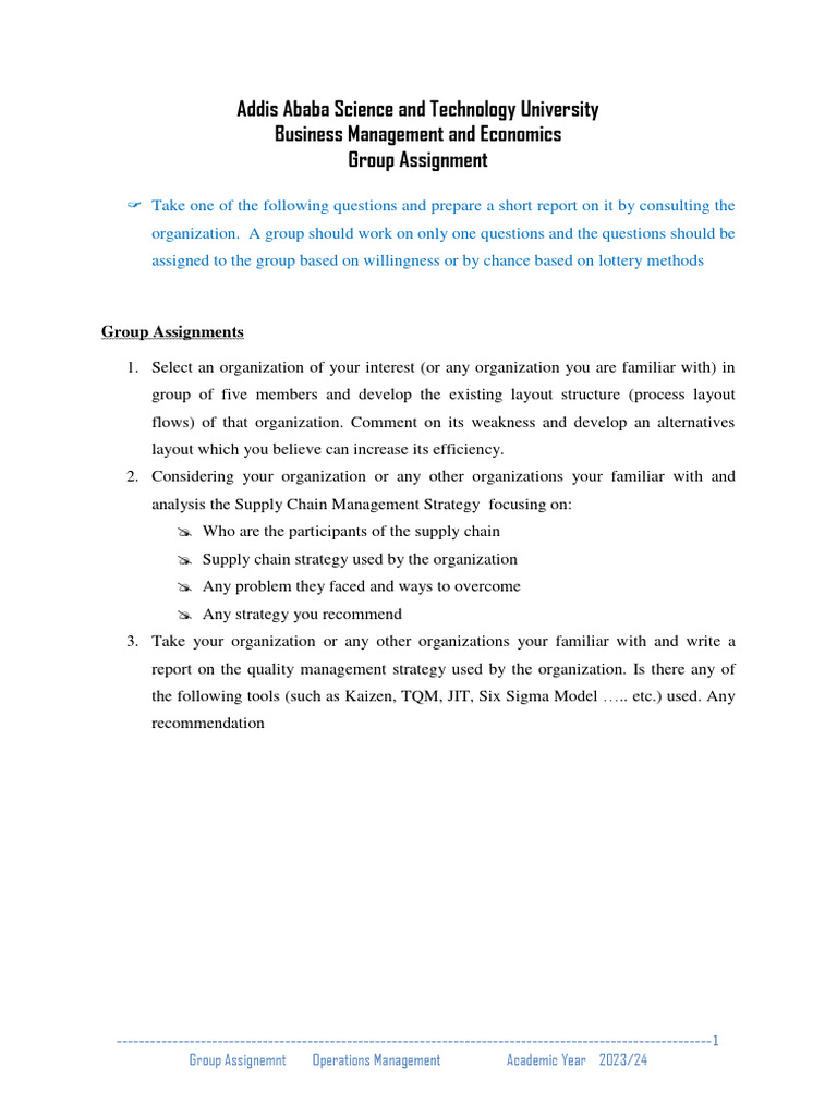 OM-Group-Assignment-Dec.2023 | PDF
