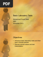Routine Chemistry Tests | PDF