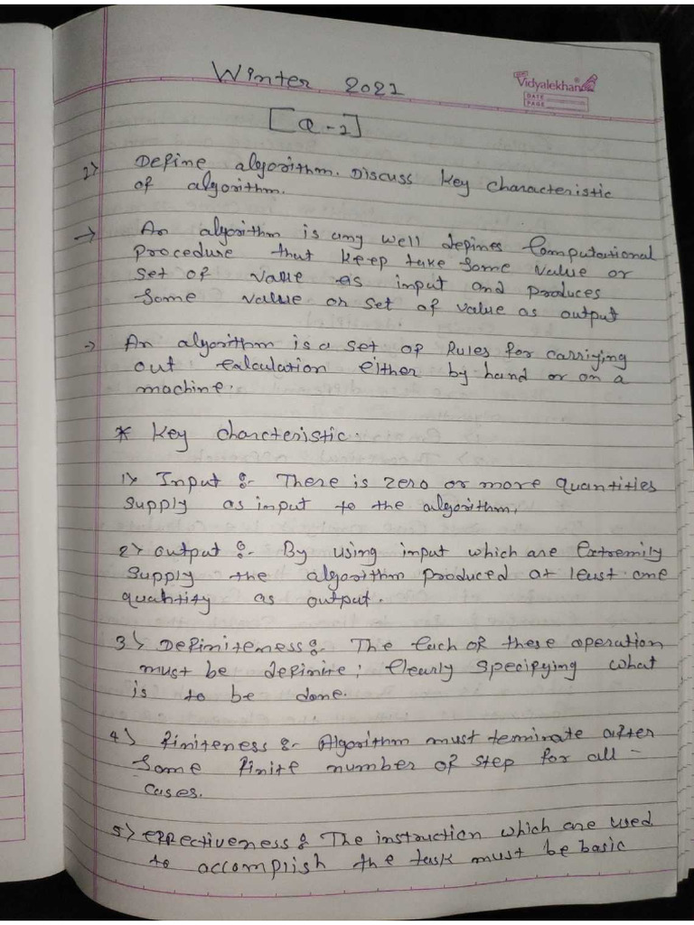 Ada paper solutions winter 2021 | PDF