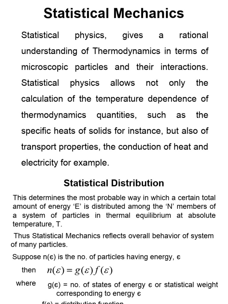 Statistical Lectures | PDF