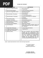 Contoh Format Risalah - Notulen Rapat KM 41-2021 Sampel | PDF