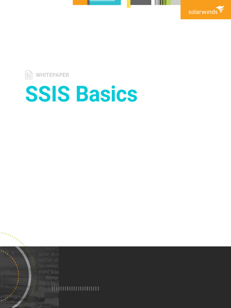 Ssis Basics | PDF | Variable (Computer Science) | Microsoft Sql Server