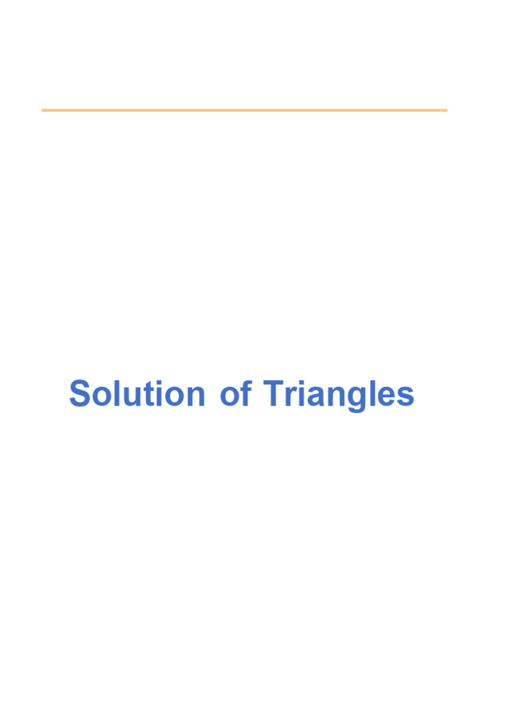 Triangles | PDF