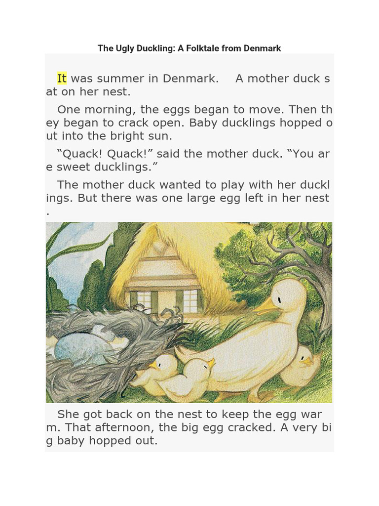 The Ugly Duckling | PDF