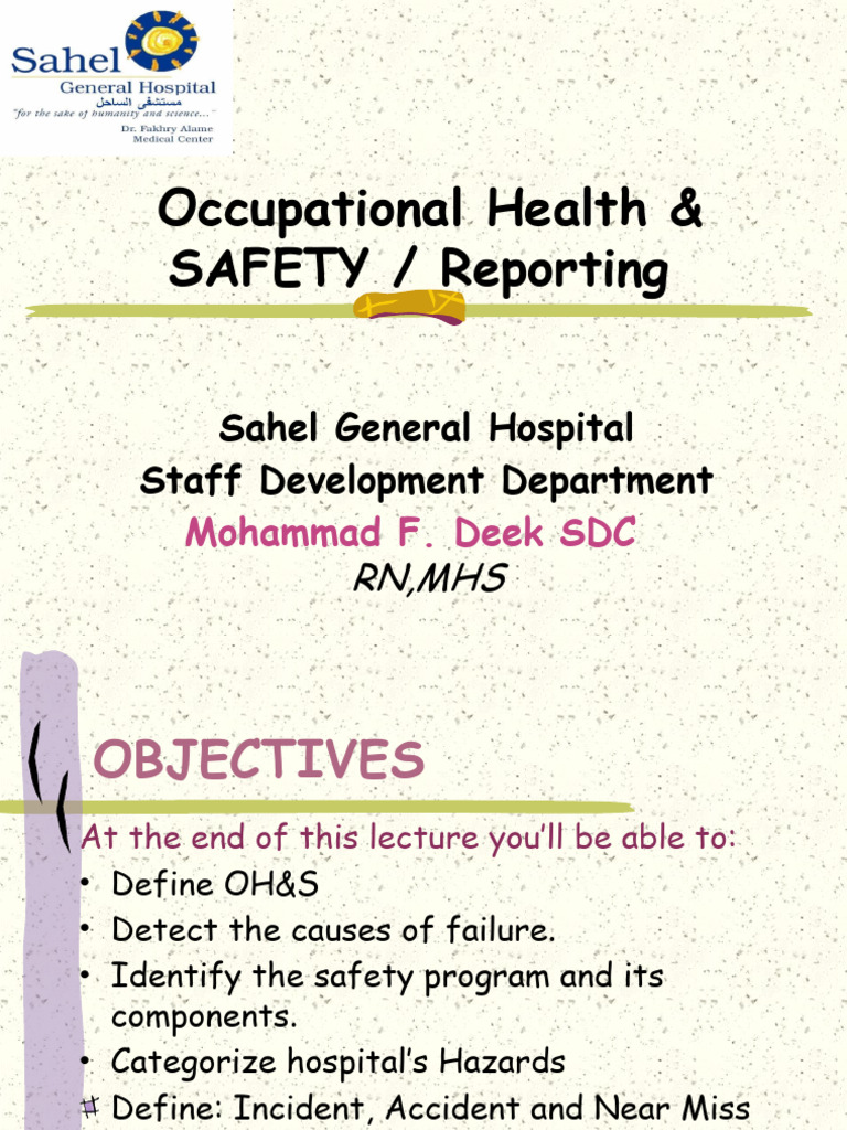 Ohs and Inc. Acc Reporting | PDF | Occupational Safety And Health | Safety