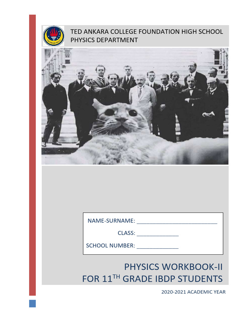 PHYSICS WORKBOOK-II FOR 11TH GRADE IBDP STUDENTS - TED ANKARA COLLEGE FOUNDATION HIGH SCHOOL ...