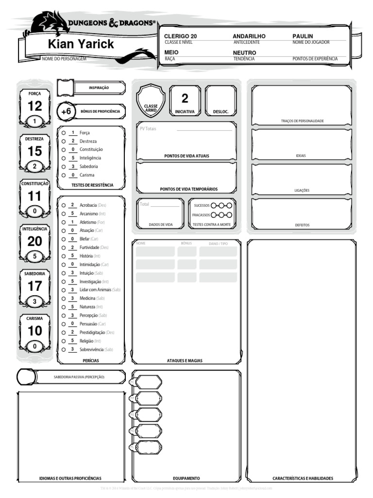 Ficha Kian Pdf