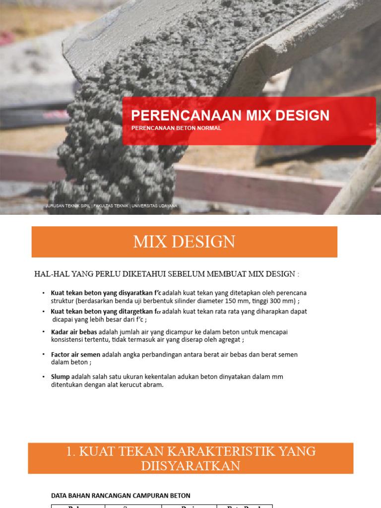 Mix Design | PDF