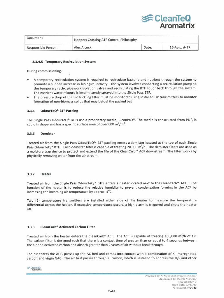 Control Philosophy Part4 | PDF | Equipment | Physical Chemistry