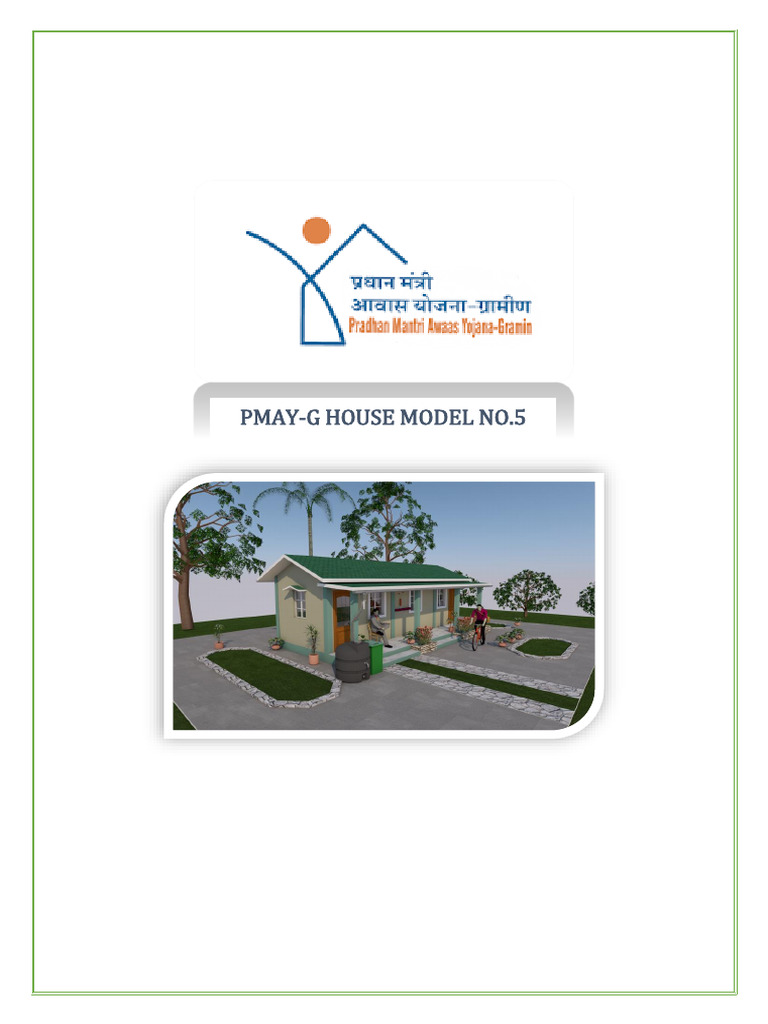 New PMAY-G Model-5 | PDF | Concrete | Window