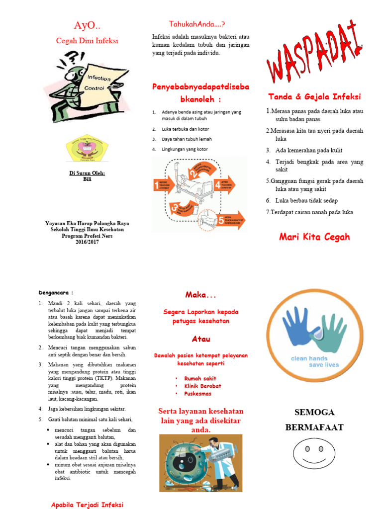 Leaflet Pengendalian Infeksi | PDF