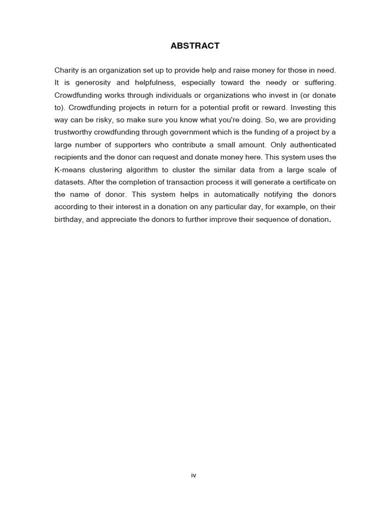 Online Donation Based Crowdfunding | PDF | Cluster Analysis | Computer ... Online Donation Based Crowdfunding | PDF | Cluster Analysis | Computer ...
