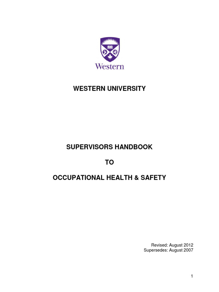 Supervisor Handbook | PDF | Self-Improvement | Science & Mathematics