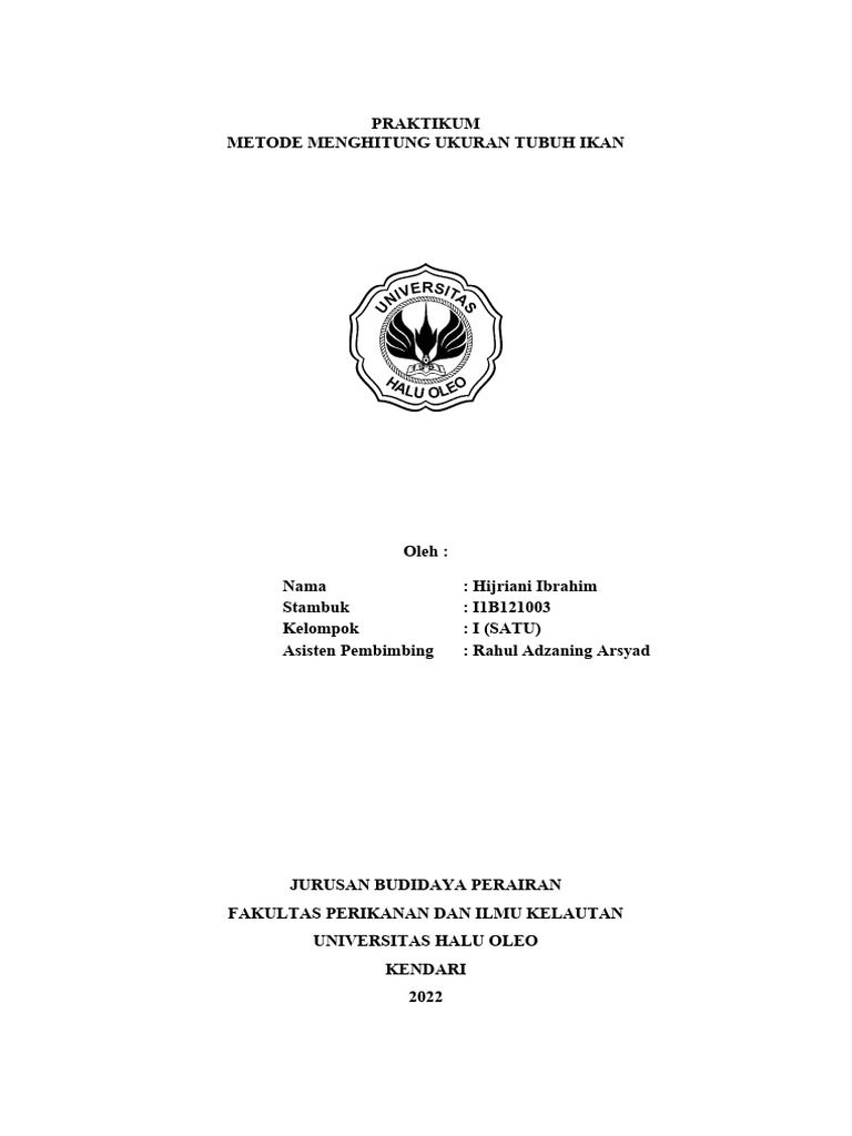 Morfometri dan Meristik Ikan Layang | PDF | Kesehatan Holistik