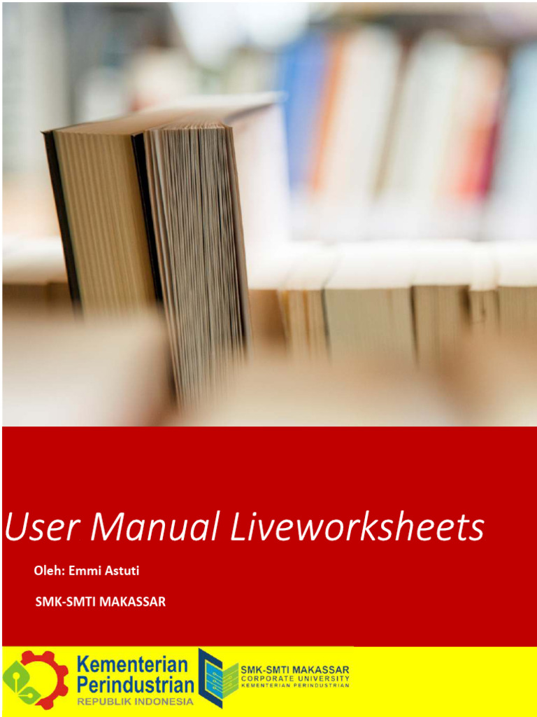 BUKU MANUAL PENGGUNAAN LIveworksheets | PDF