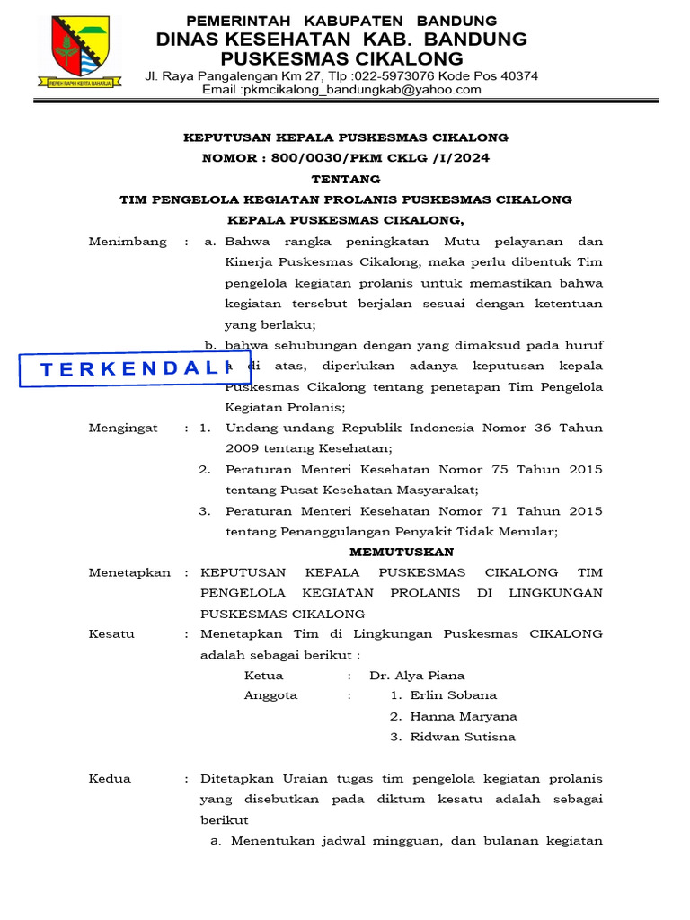 SK Prolanis 2024 | PDF