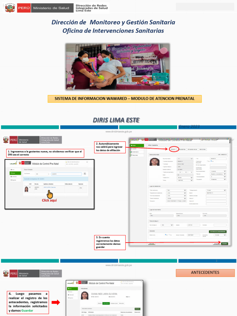 Módulo Wawared: Atención Prenatal | PDF | Desarrollo humano | Cuidado ...