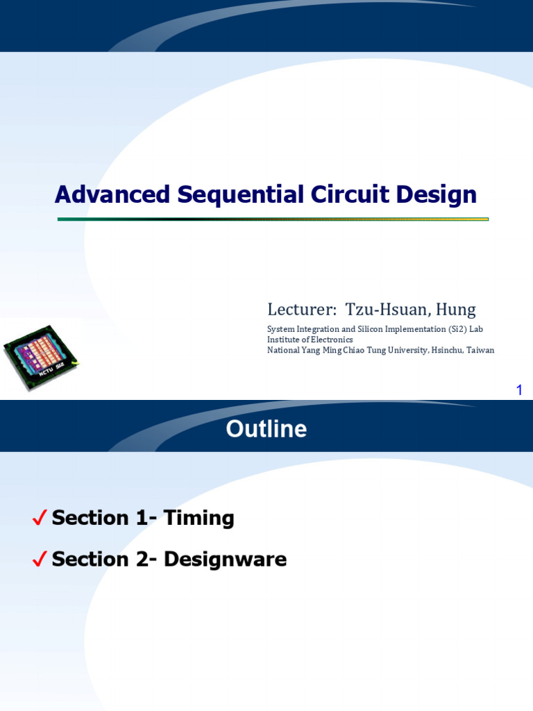 Advanced Sequential Circuit Design | PDF | Hardware Description ...