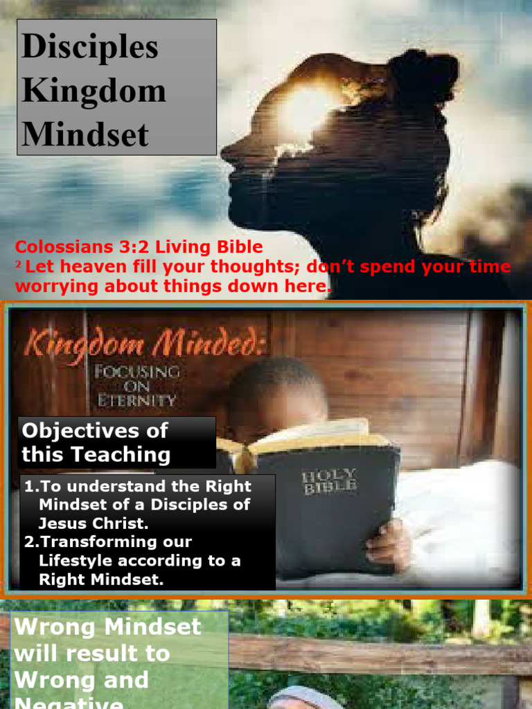 A Disciple's Kingdom Mindset | PDF
