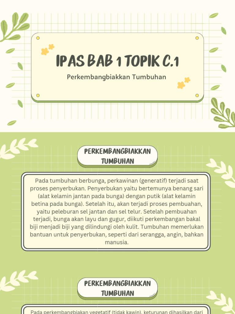 IPAS BAB 1 Topik C | PDF