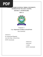 Basw Code of Ethics | PDF | Social Work | Discrimination