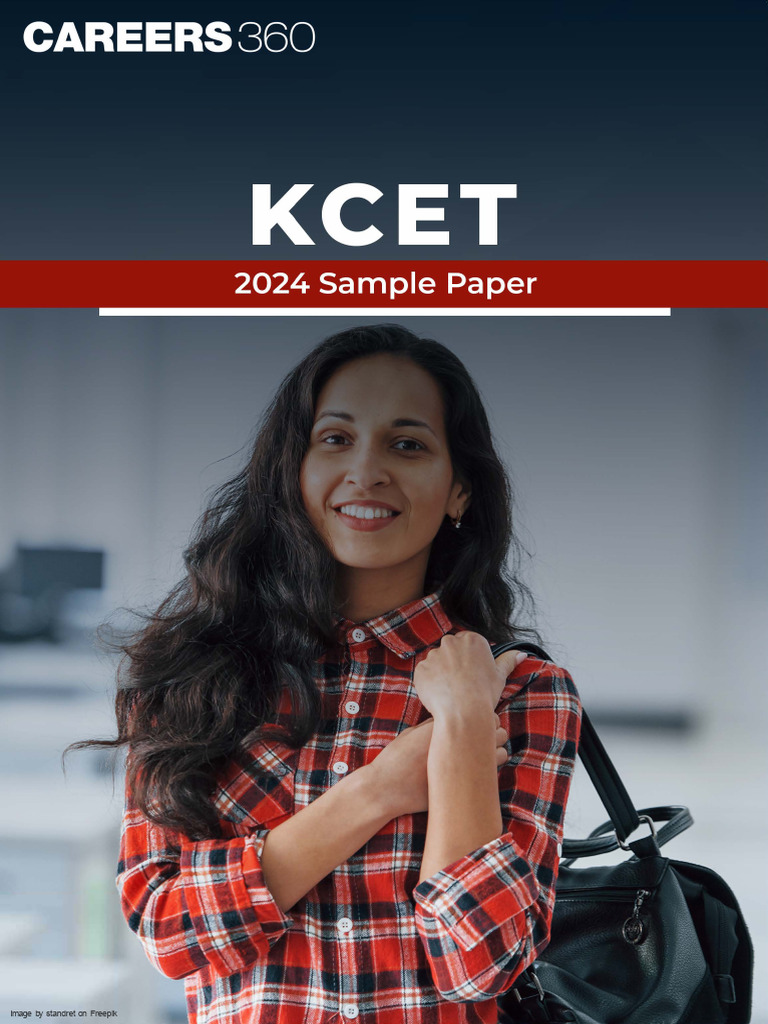 KCET 2024 Sample Paper | PDF