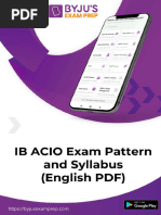 IB Security Assistant 2025 Syllabus | PDF