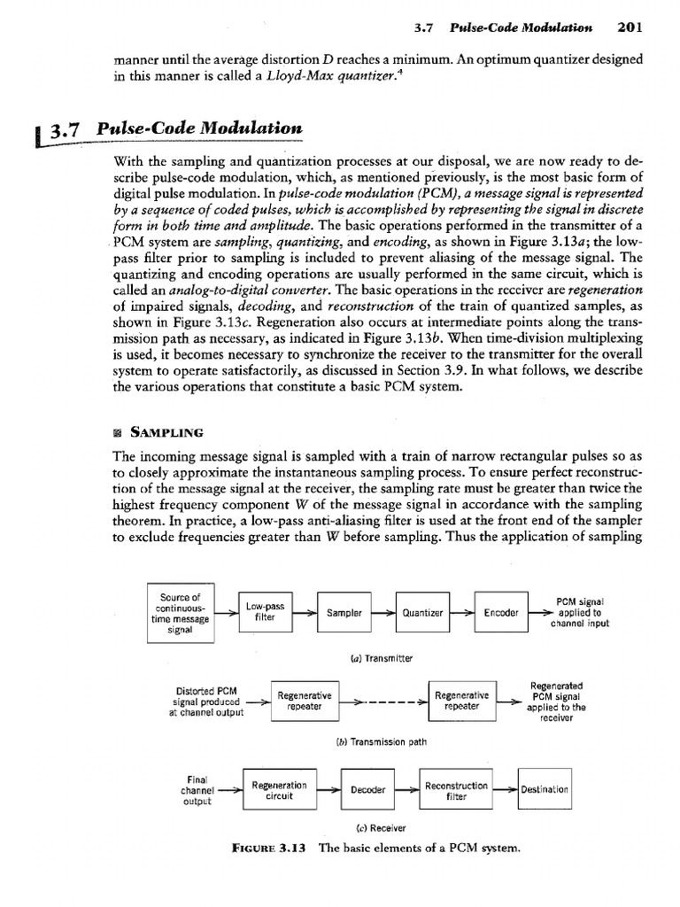 PCM Text Book Diagram | PDF