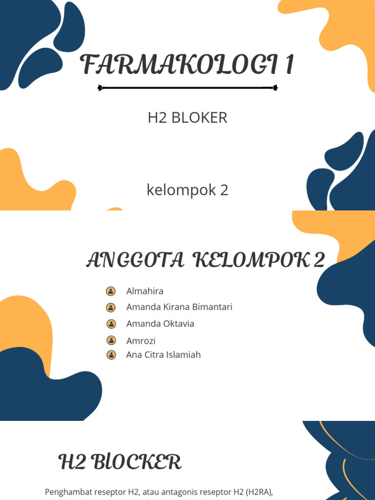 Obat H2 Bloker: Indikasi dan Dosis | PDF | Pengembangan Diri | Sains ...