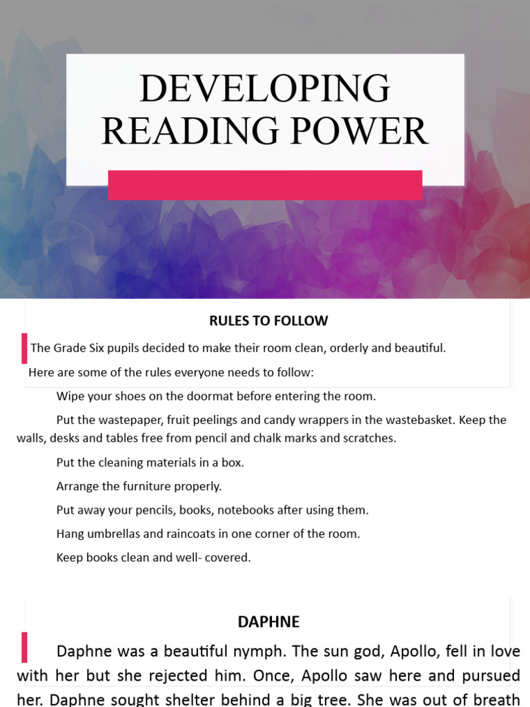 Developing Reading Power | PDF