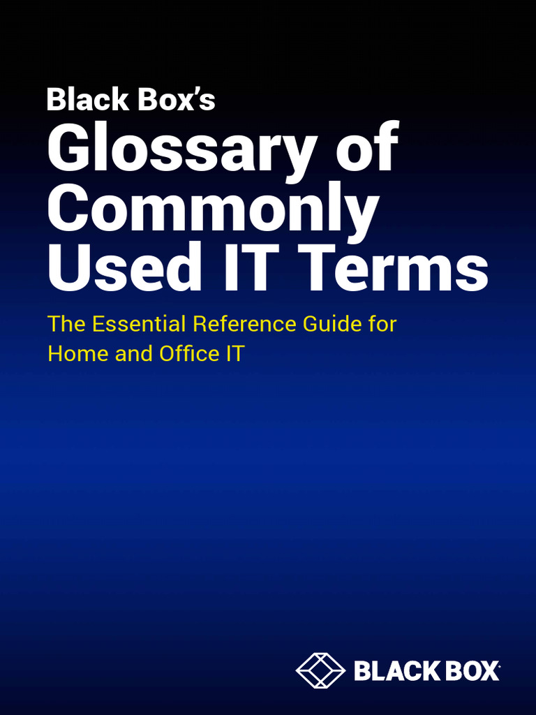 Pocket Glossary EN | PDF | Computer Network | Ethernet