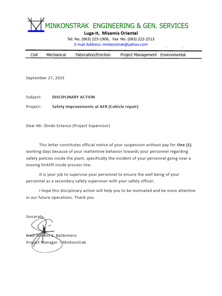 Suspension Letter | PDF | Science & Mathematics