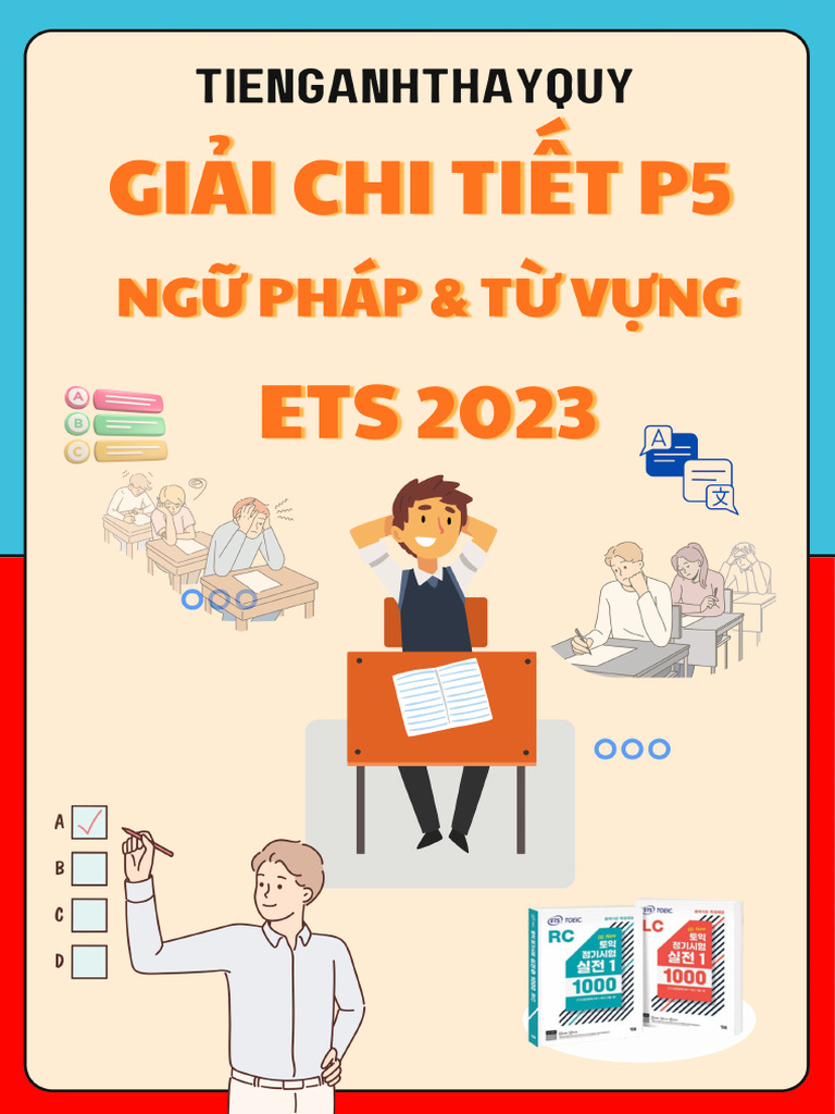 Giải đề ETS 2023 - P5 - Ngữ pháp và Từ vựng | PDF