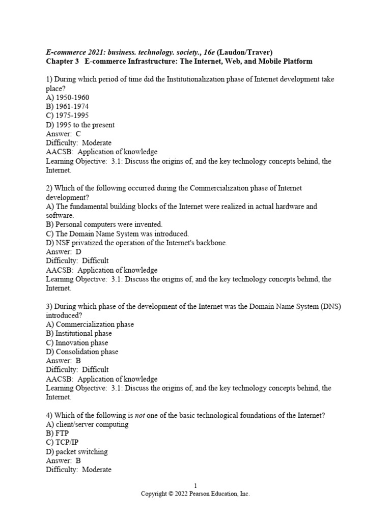 Laudon Ec16 Tb Chapter 3 Pdf World Wide Web Internet And Web