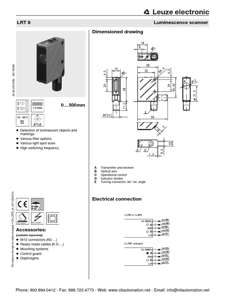 Leuze LRT 8 Scanners | PDF
