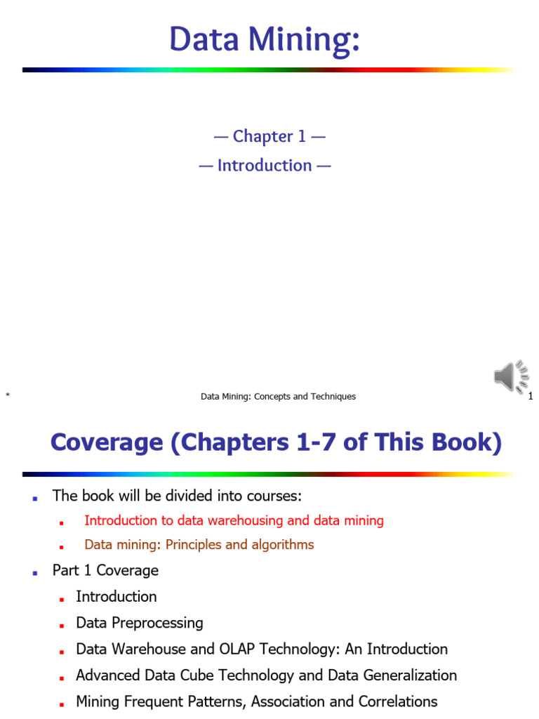 Data Mining:: - Chapter 1 - Introduction | PDF