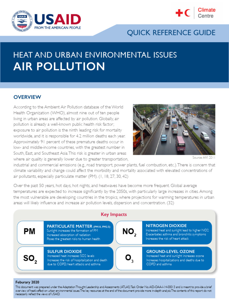 2020 USAID ATLAS Heat-Health-Air-Pollution-Guide 0 | PDF | Air ...