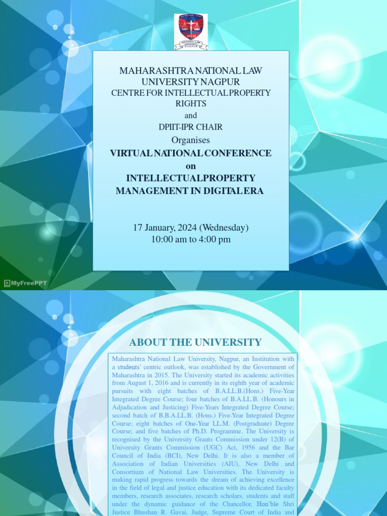 National Virtual Conferrence Brochure Jan 17, 2024 | PDF