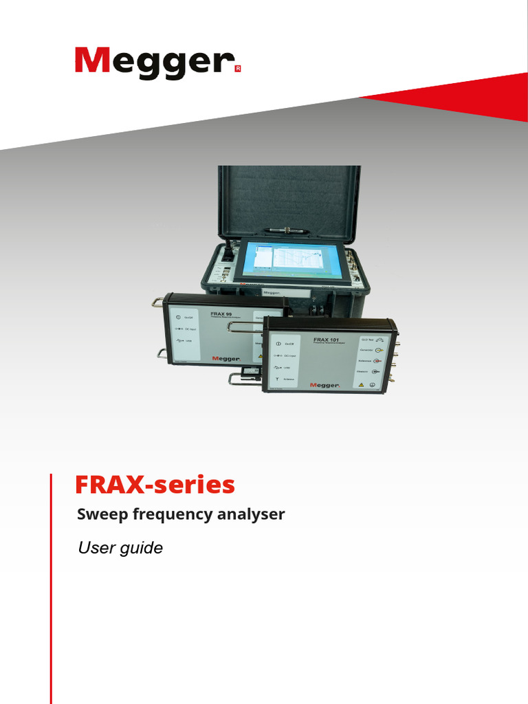 User Guide Alat Uji SFRA Trafo Merk MEGGER Tipe FRAX SERIES | PDF ...