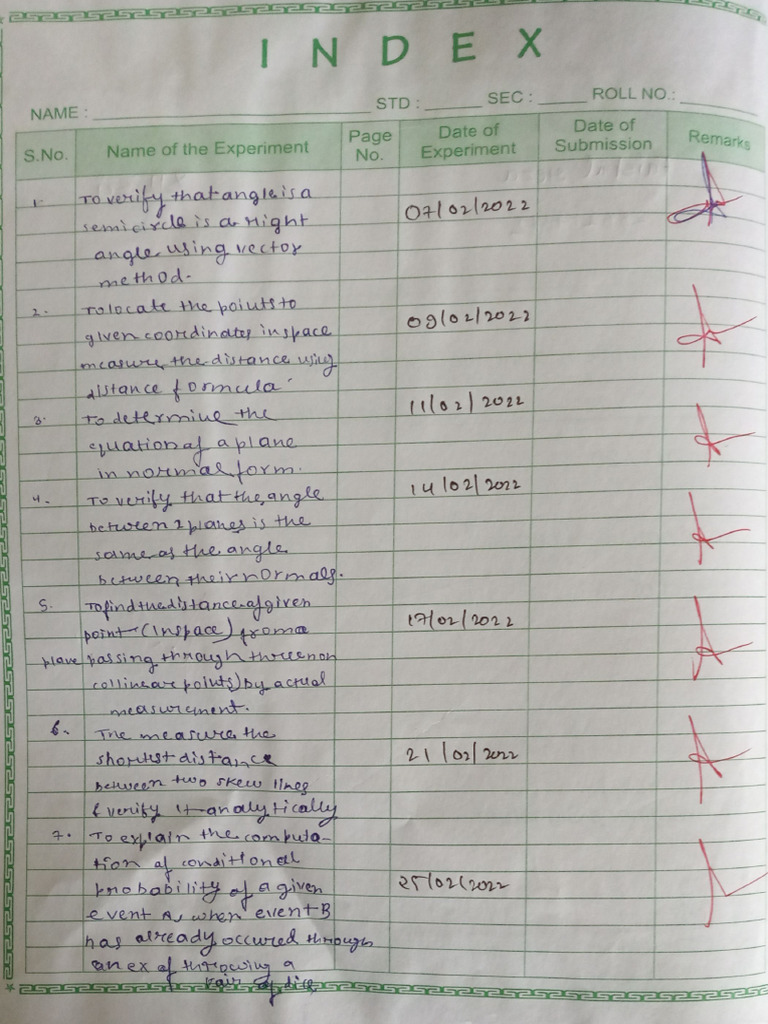 Mathematics Practical File 2023-24 | PDF