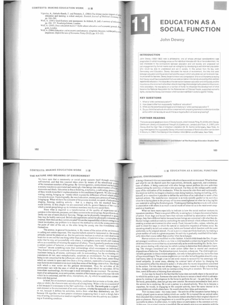 Dewey and Schon | PDF | John Dewey