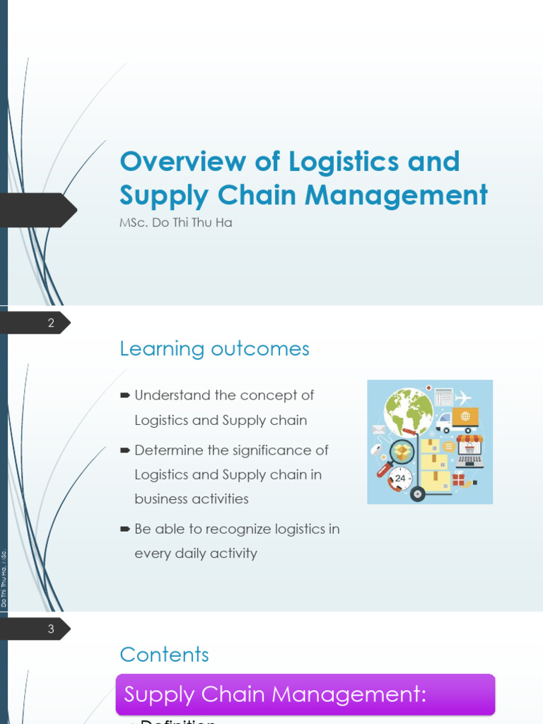 Part 1. C1 - Overview of Logistics and Supply Chain | PDF