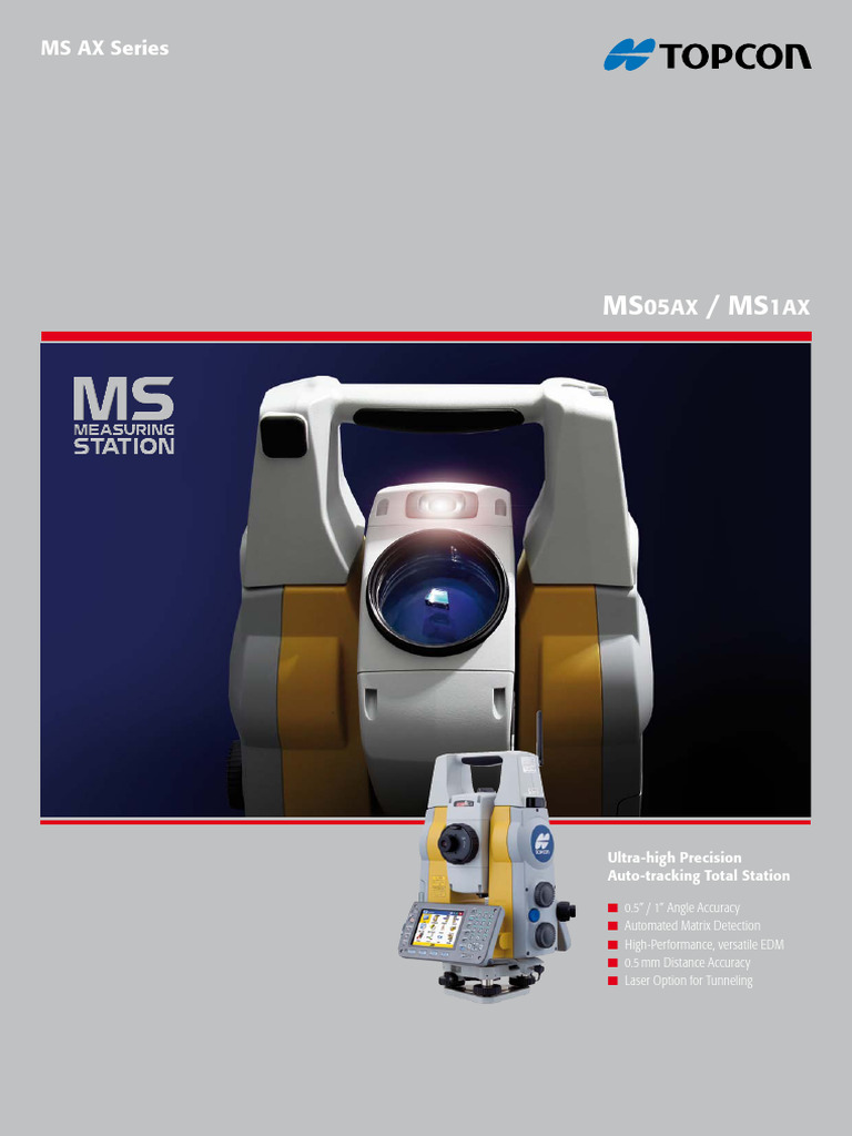 TS Topcon MS Series | PDF