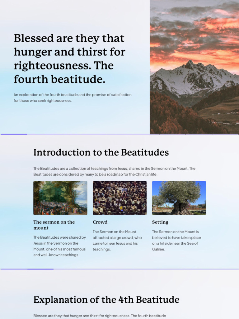 4TH Beatitude | PDF