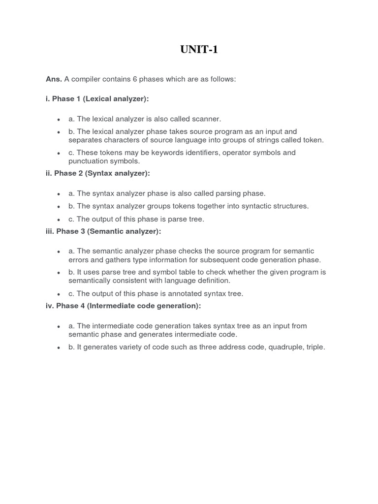Qa - CD Unit-1 | PDF