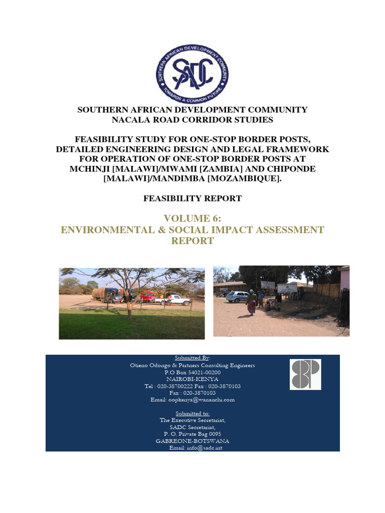 Nacala Feasibility Volume Esia Report | PDF