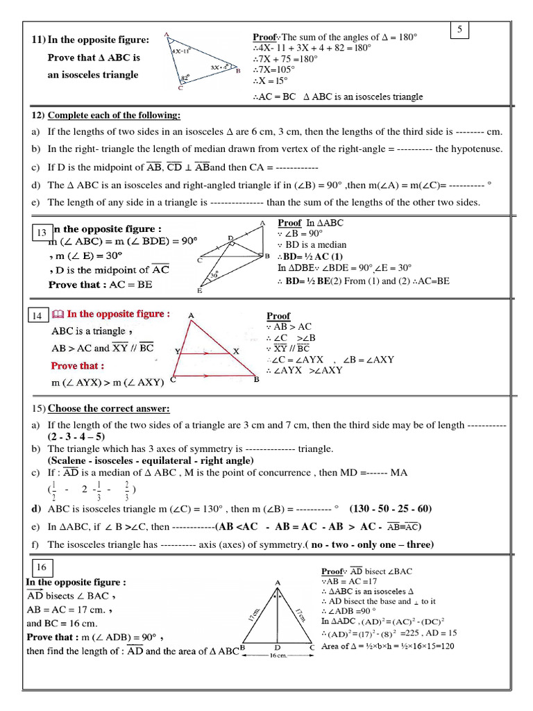 Geometry-4 | PDF | Triangle | Euclid