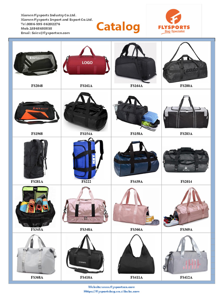 CATALOG-Duffle Bag | PDF