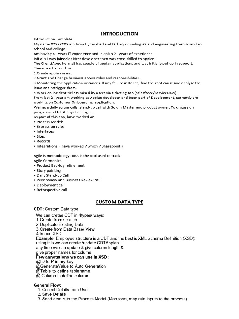 Appian I QA | PDF | Scrum (Software Development) | Information Technology